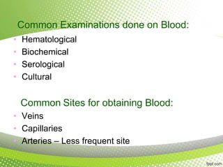 Collection of blood for investigation met microteaching ppt | PPTX