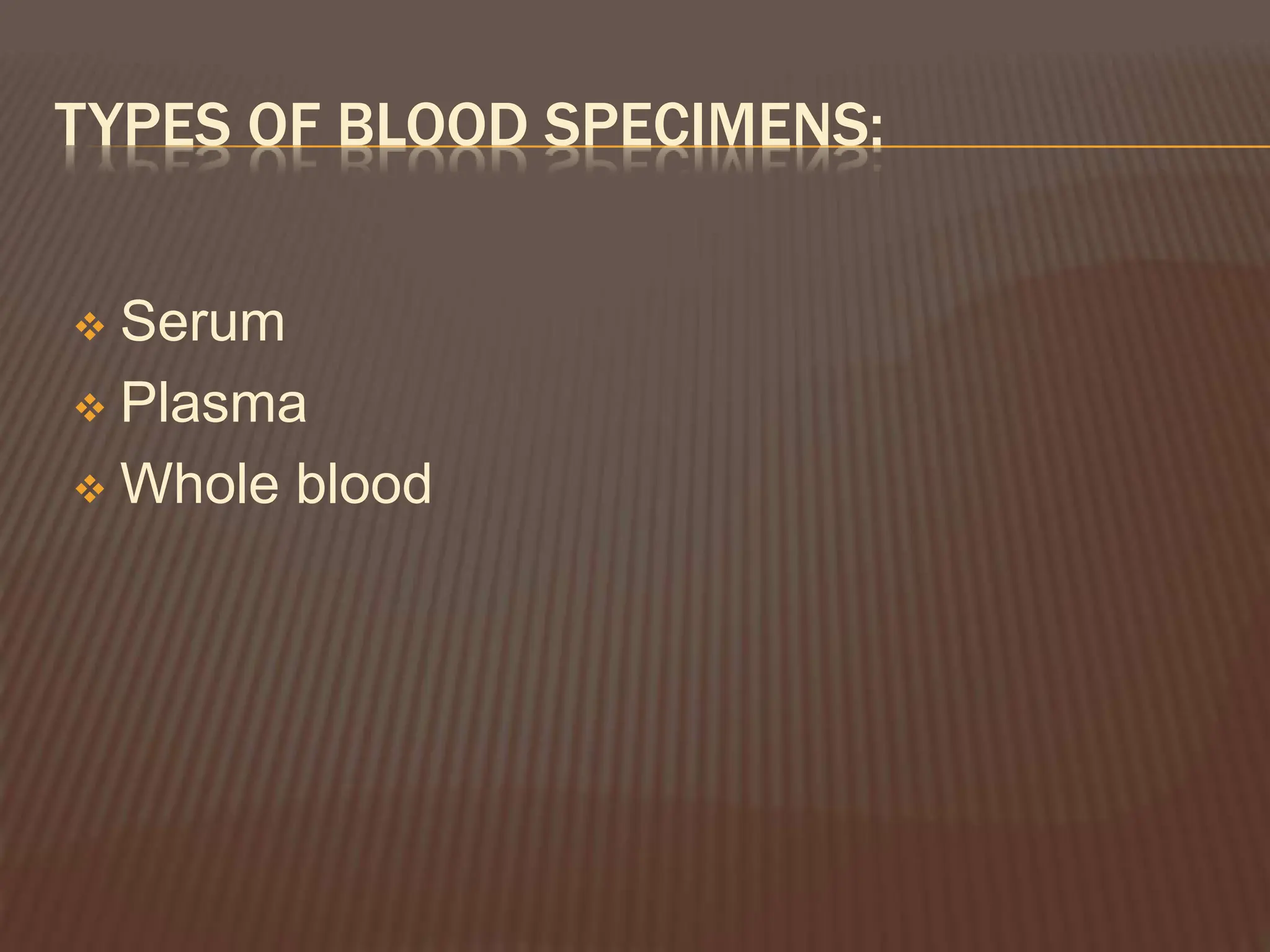 COLLECTION OF BLOOD SAMPLE (dr.ankita singh hind institute of medical ...