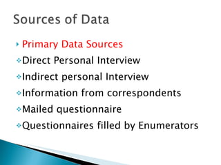 Collection of data | PPT | Educational Assessment | Education