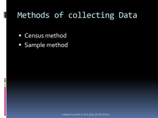 Collection of data | PPT