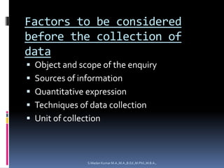 Collection of data | PPTX