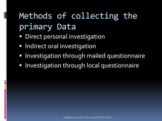 Collection of data | PPT