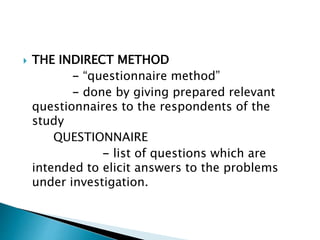 Collection of data | PPT