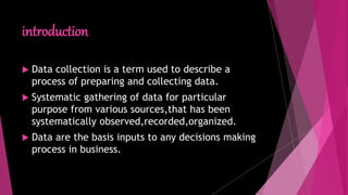 Collection of data | PPTX