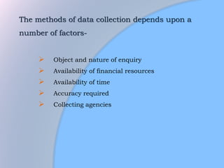 Collection of data | PPTX