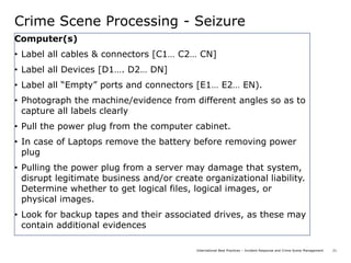 Collection of Digital Evidence - Best Practices in Incident Response ...