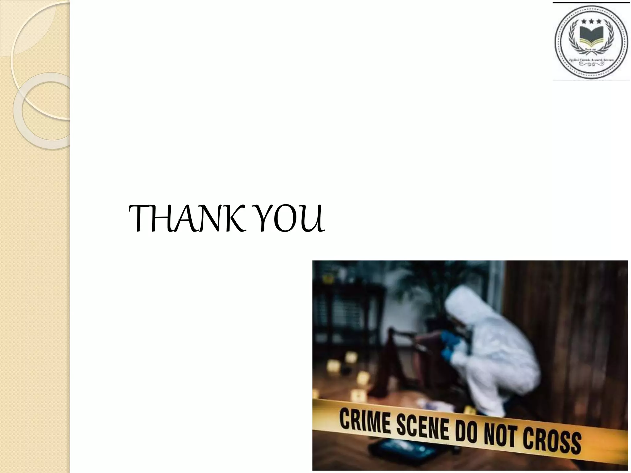 Collection of DNA evidence at crime scene | PPTX