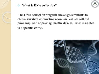 Collection of DNA evidence at crime scene | PPTX