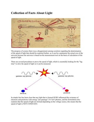Collection of facts about light | PDF