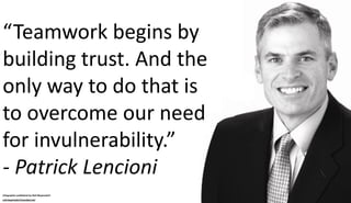 Collection of Quotes from Patrick Lencioni | PPT