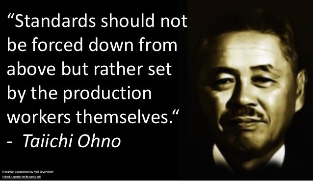 A Collection of Quotes from Taiichi Ohno
