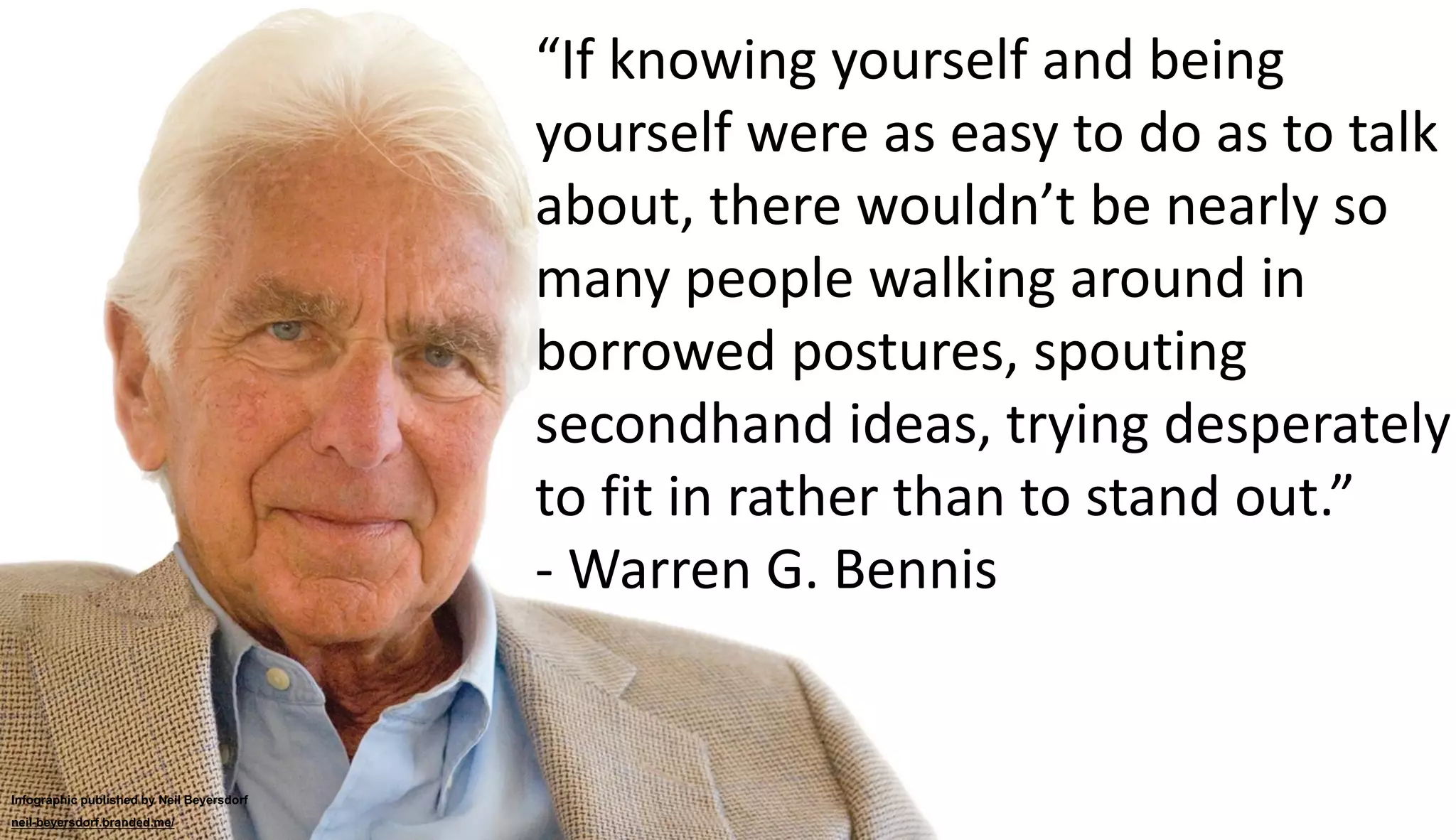 A Collection of Quotes from Warren G. Bennis | PDF