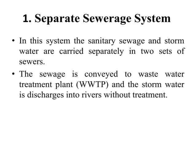 Collection of sewage, Types,Components & Layout | PPTX