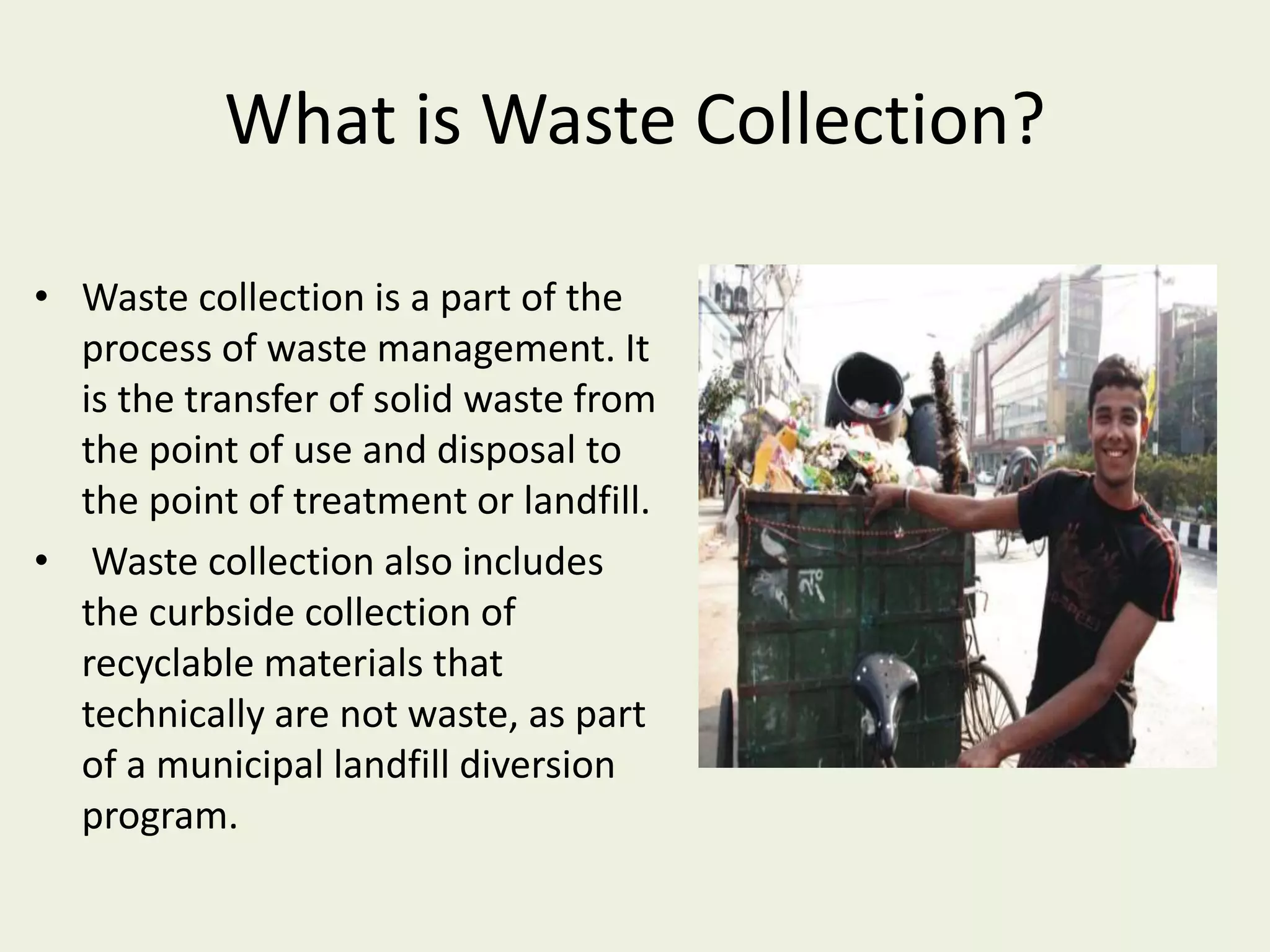 Collection of solid waste | PPTX