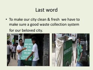 Collection of solid waste | PPTX