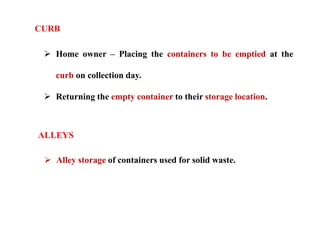 Collection of solid waste | PPTX