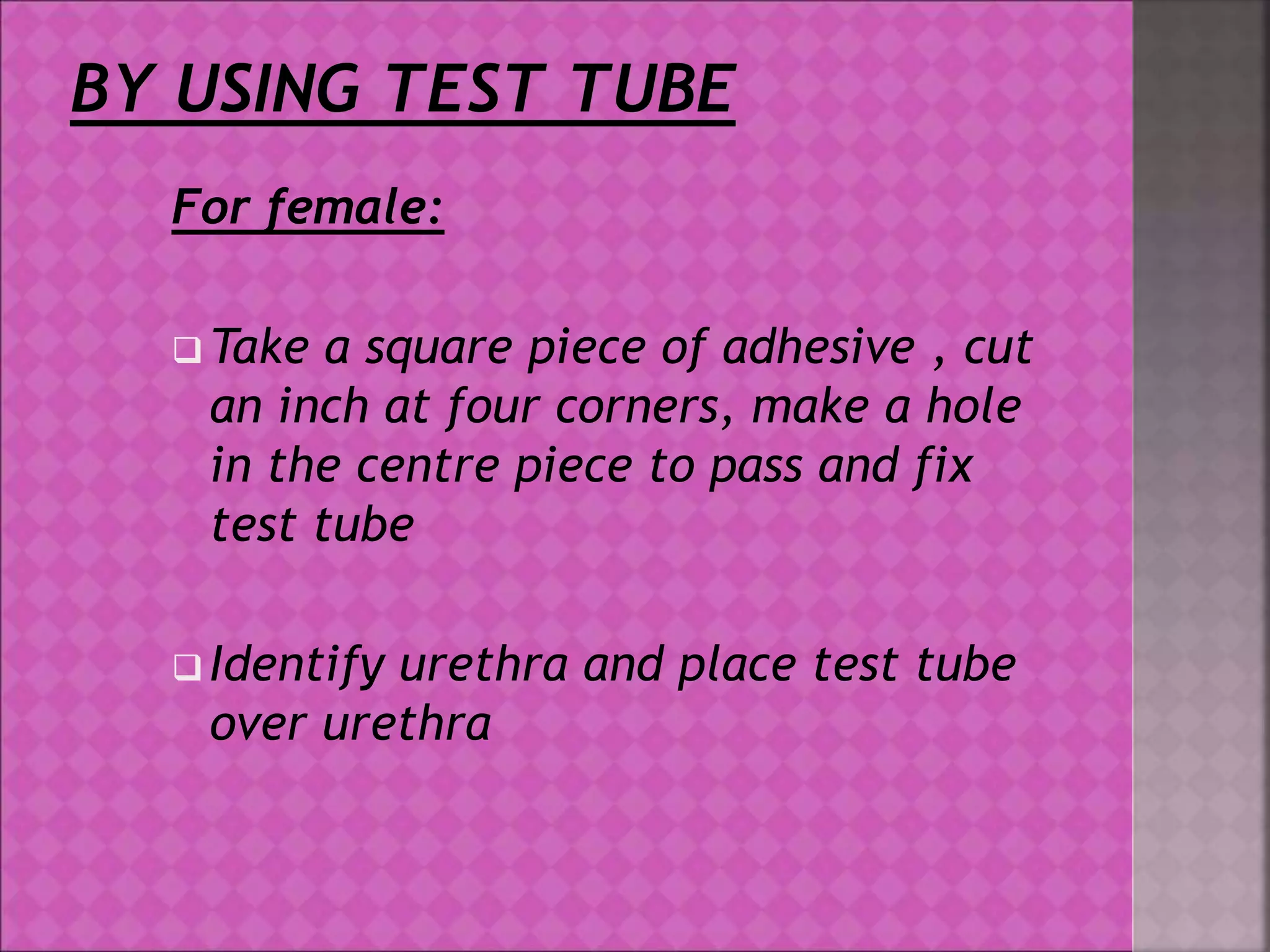 Collection of specimen in children. | PPT