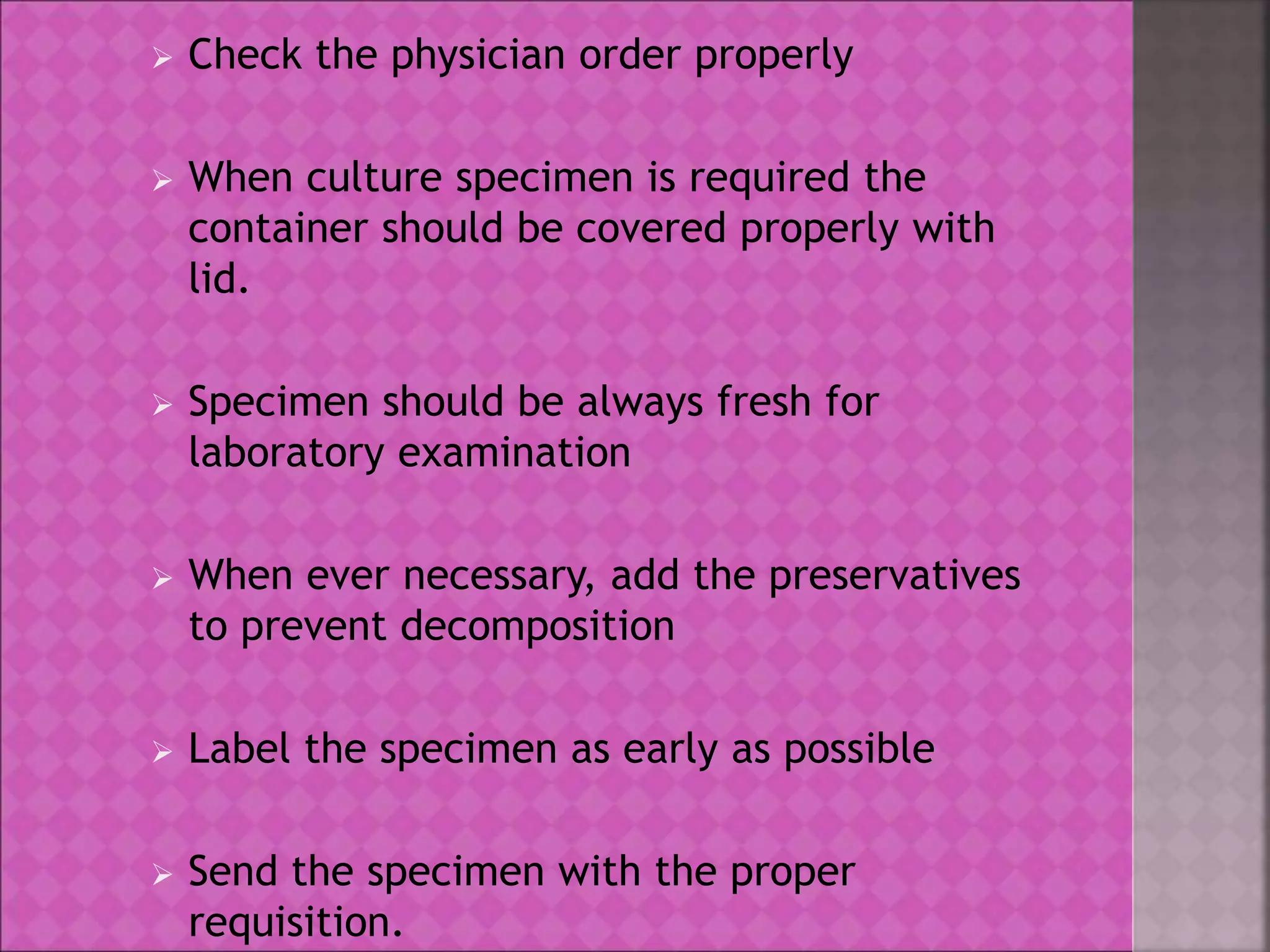 Collection of specimen in children. | PPT