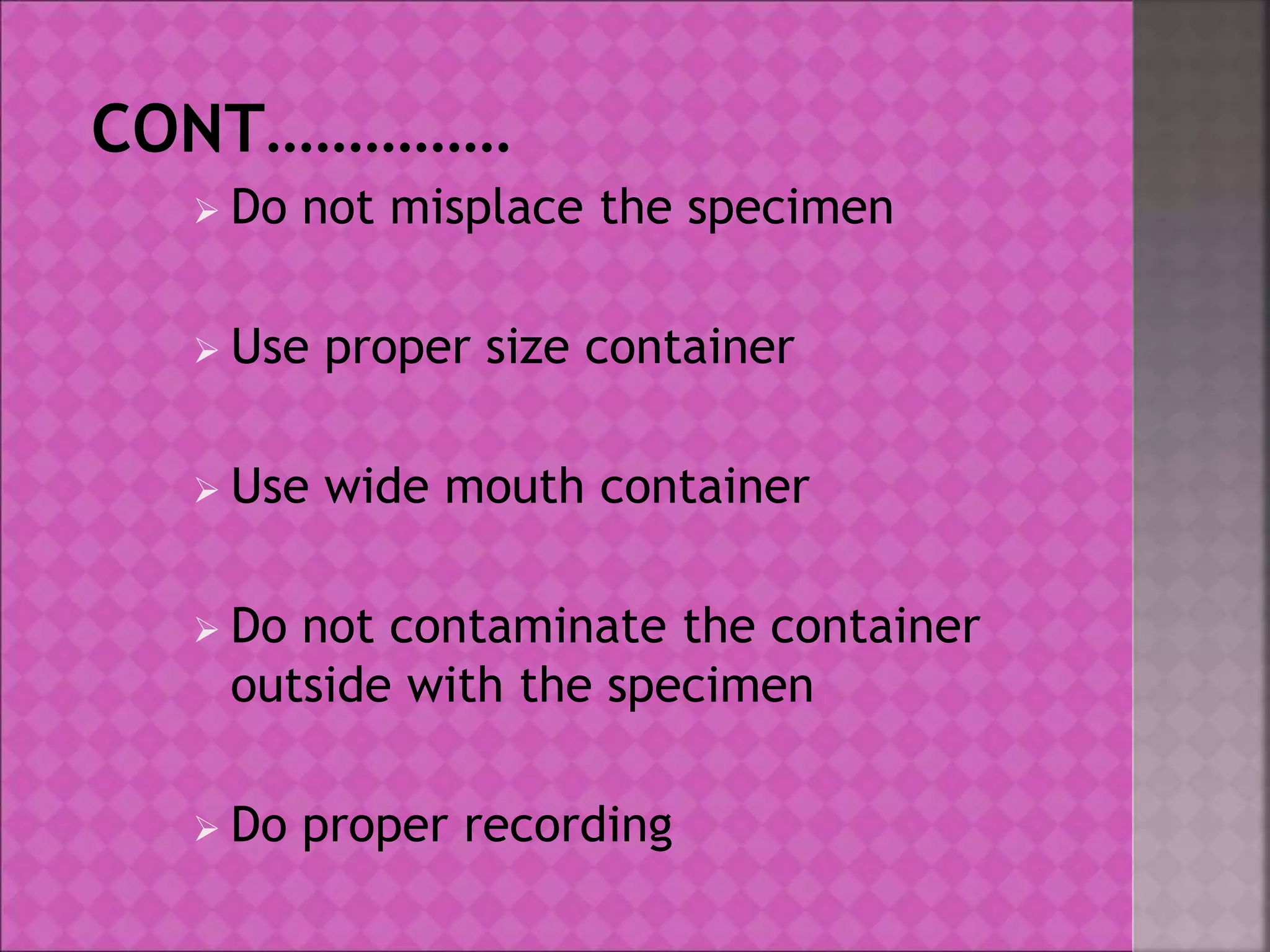 Collection of specimen in children. | PPT