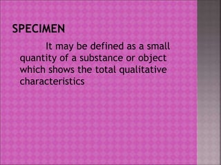 Collection of specimen in children. | PPT