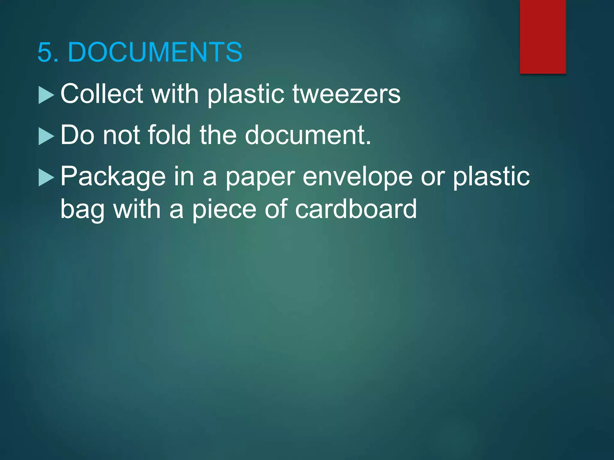 Collection Packaging and Forwarding of Physical Evidence.pptx
