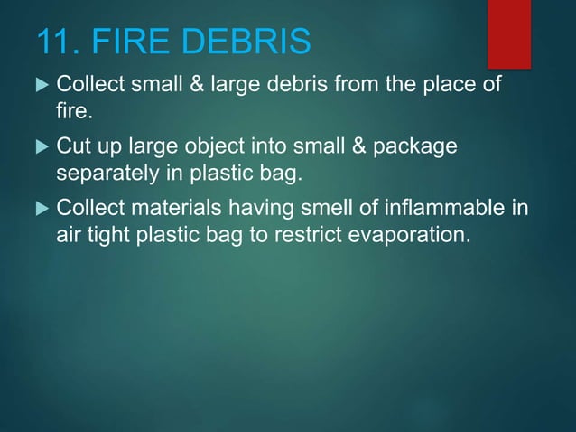 Collection Packaging and Forwarding of Physical Evidence.pptx | First ...