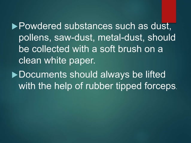 Collection Packaging and Forwarding of Physical Evidence.pptx | First ...