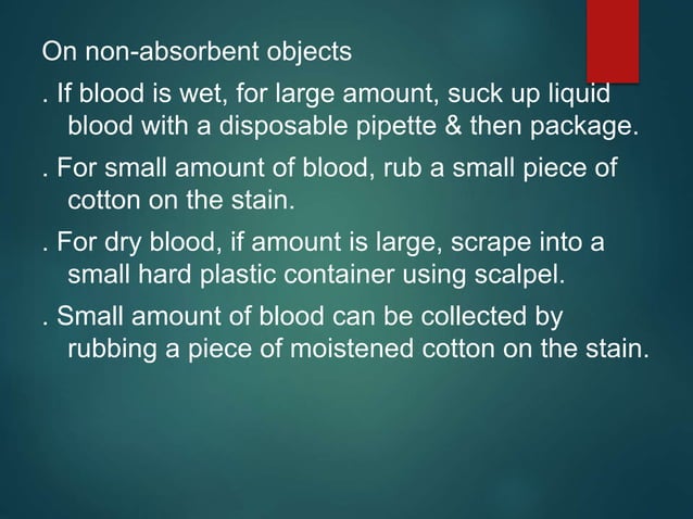 Collection Packaging and Forwarding of Physical Evidence.pptx | First ...