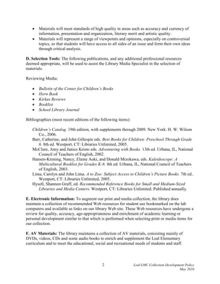 Collection policy | PDF