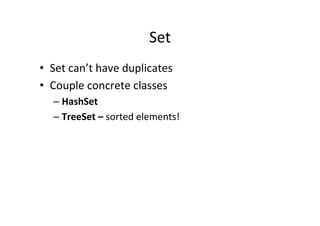 Quick Intro to Java Collections | PDF