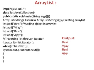 Java Collections | PPTX