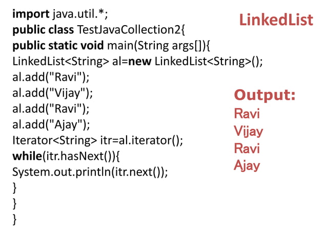 Java Collections | PPTX