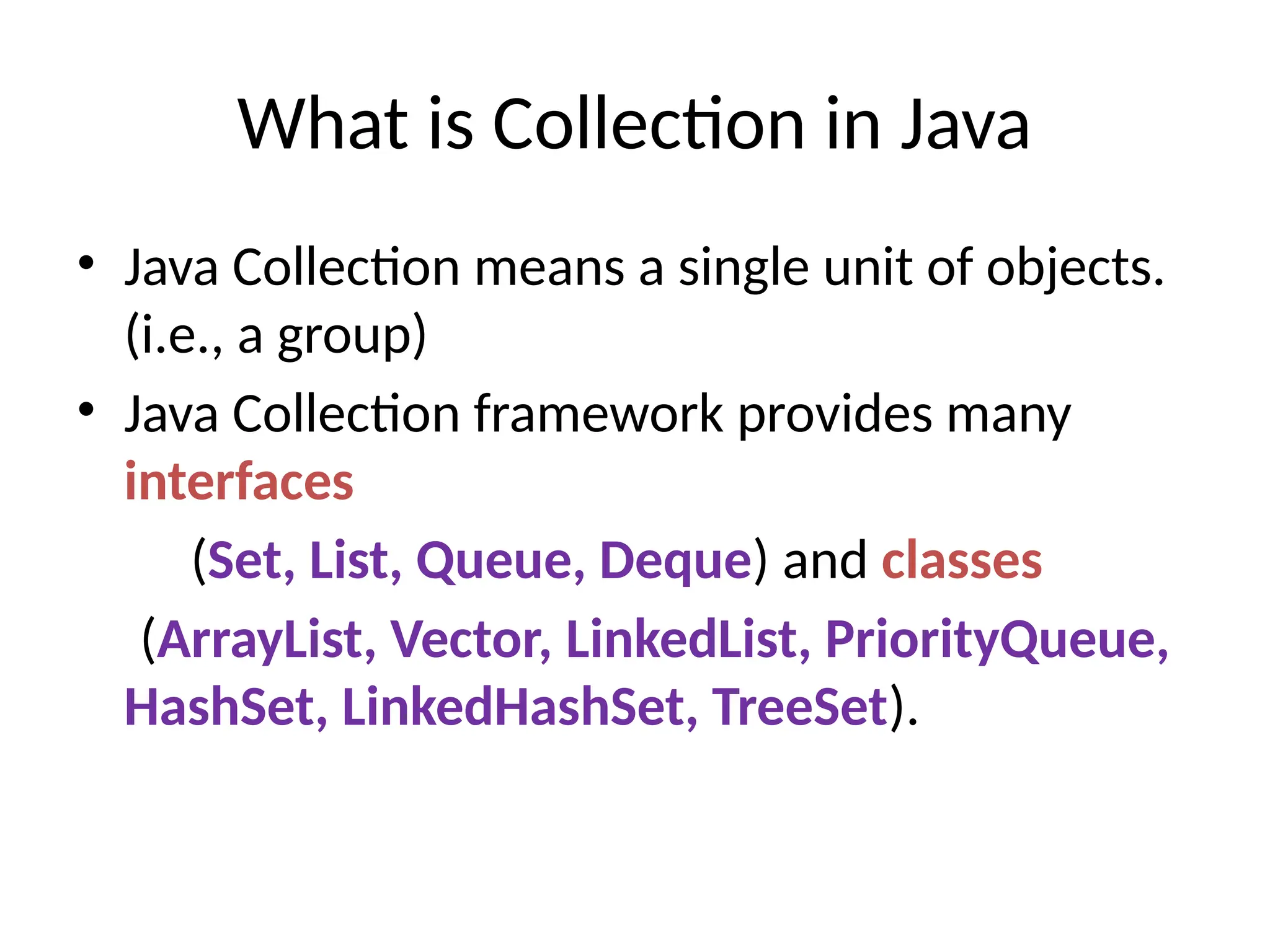 collectionsframework210616084411 (1).pptx | Programming Languages | Computing