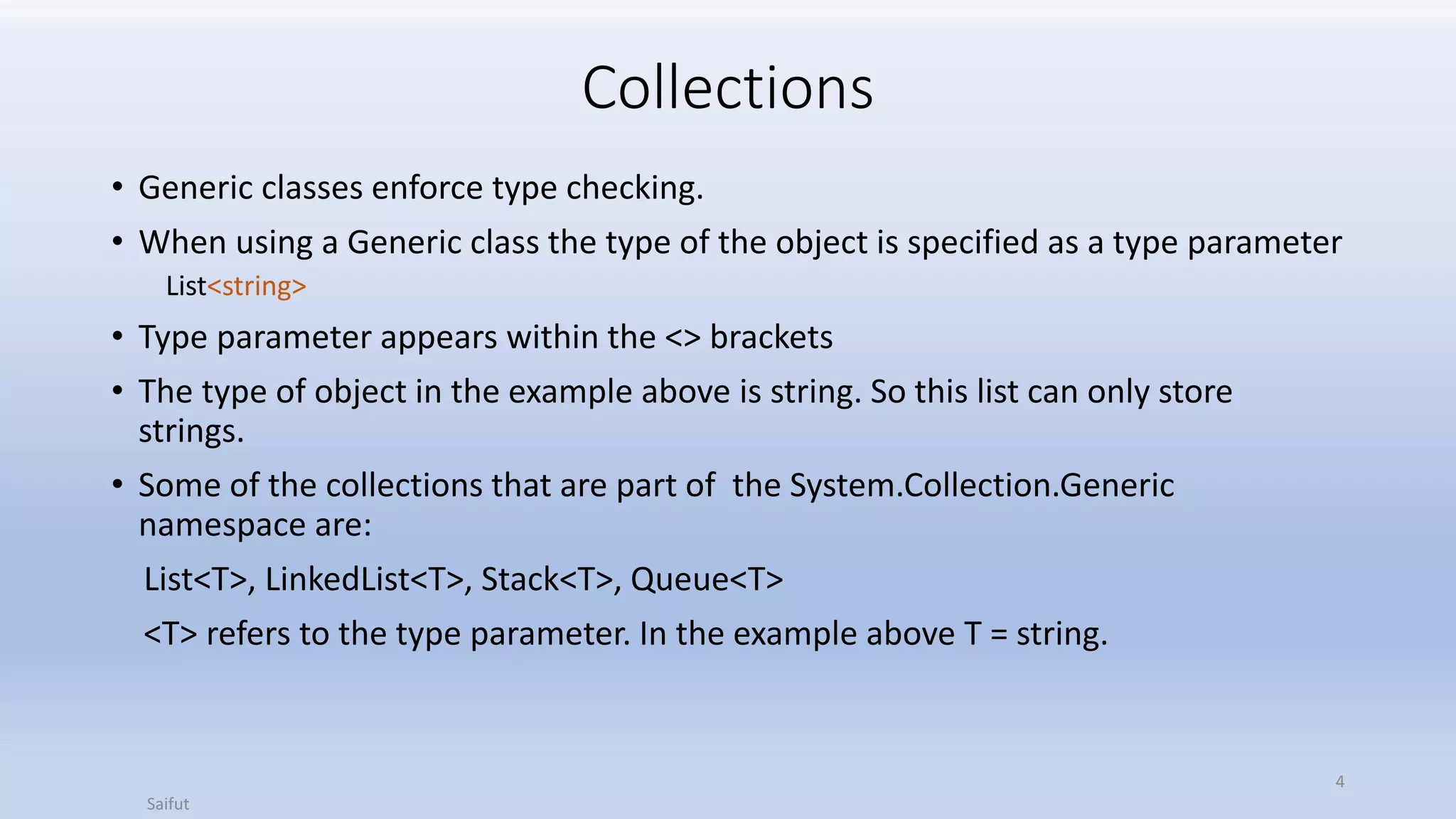 Collections (1) | PPTX