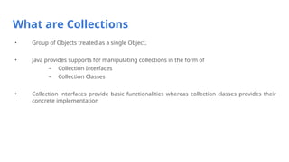 Collections in object oriented programming | PPTX