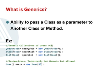Collections and generics | PPT