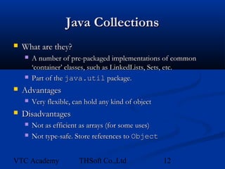 Collections and generic class | PPT | Programming Languages | Computing