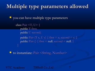 Collections and generic class | PPT | Programming Languages | Computing