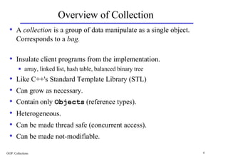 Collections In Java | PPT
