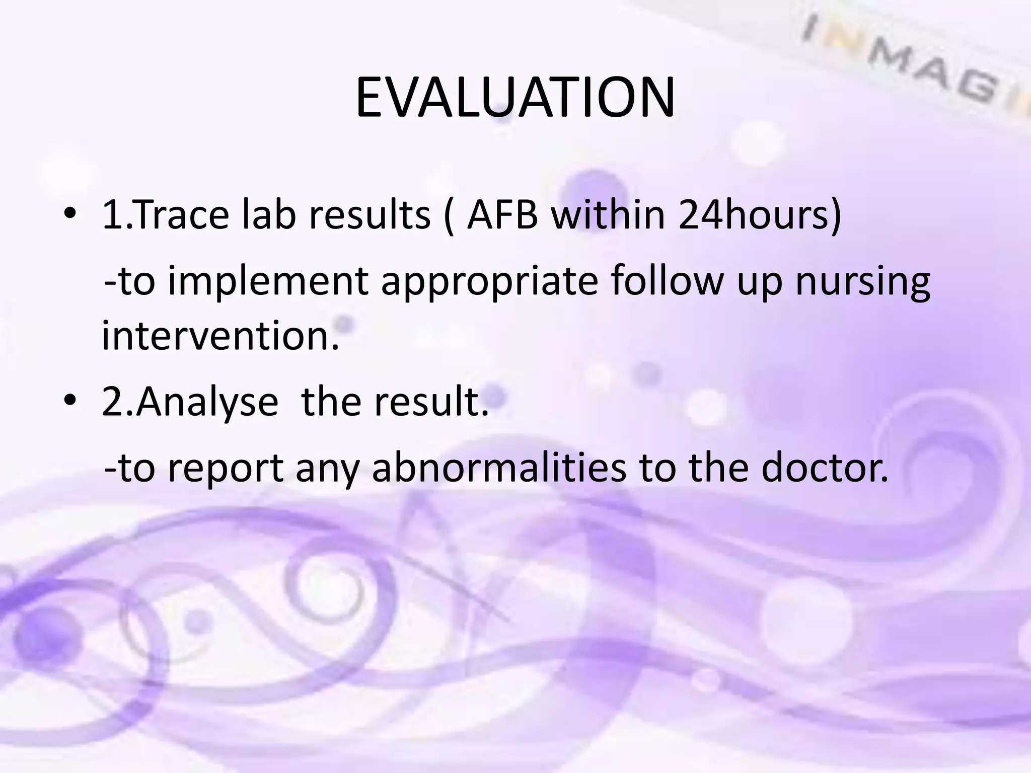 Collection sputum afb | PPTX