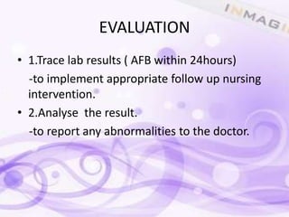 Collection sputum afb | PPTX