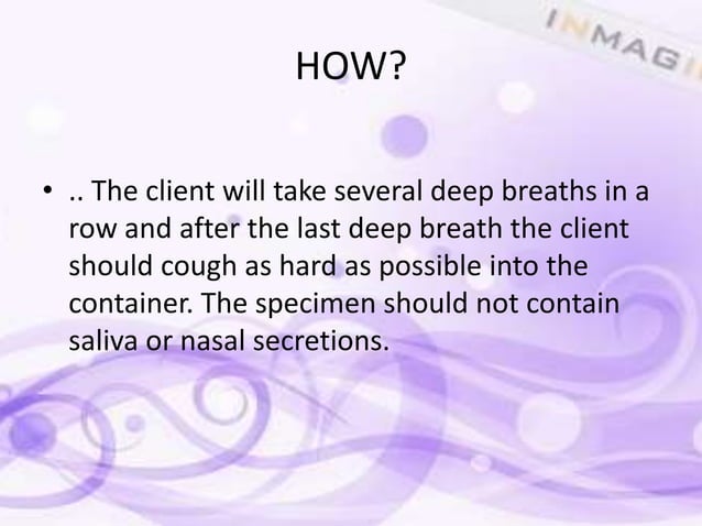 Collection sputum afb | PPTX