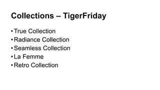 Collections – TigerFriday | PPTX