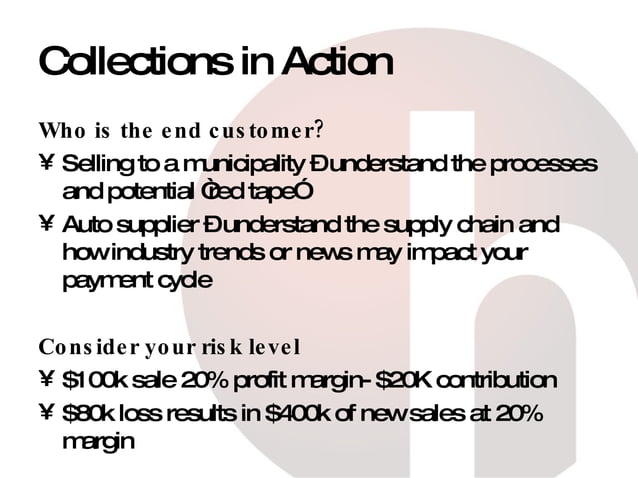 Keys to Improving Your Collections Process | PPT