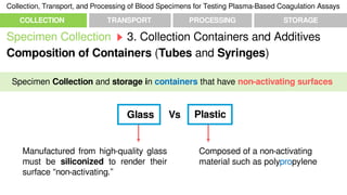Collection, transport, and processing of blood specimens for testing ...