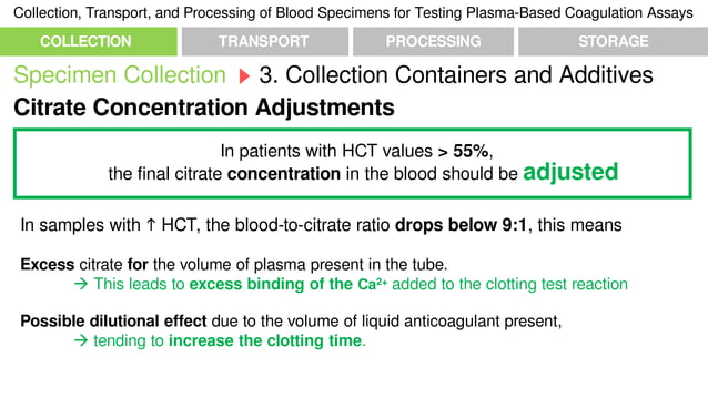 Collection, transport, and processing of blood specimens for testing ...