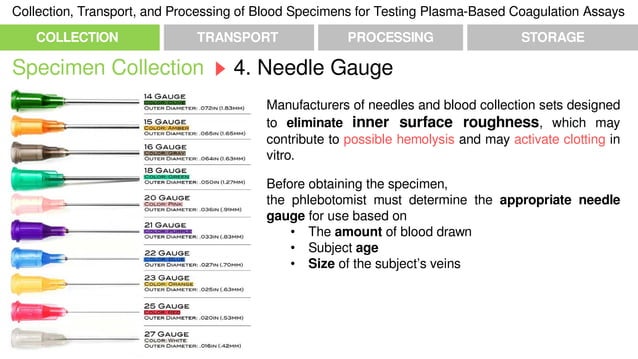 Collection, transport, and processing of blood specimens for testing ...