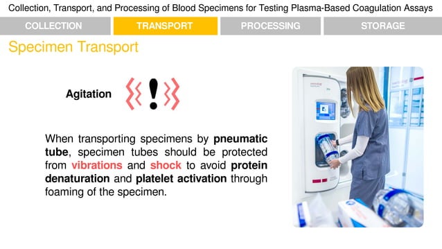 Collection, transport, and processing of blood specimens for testing ...