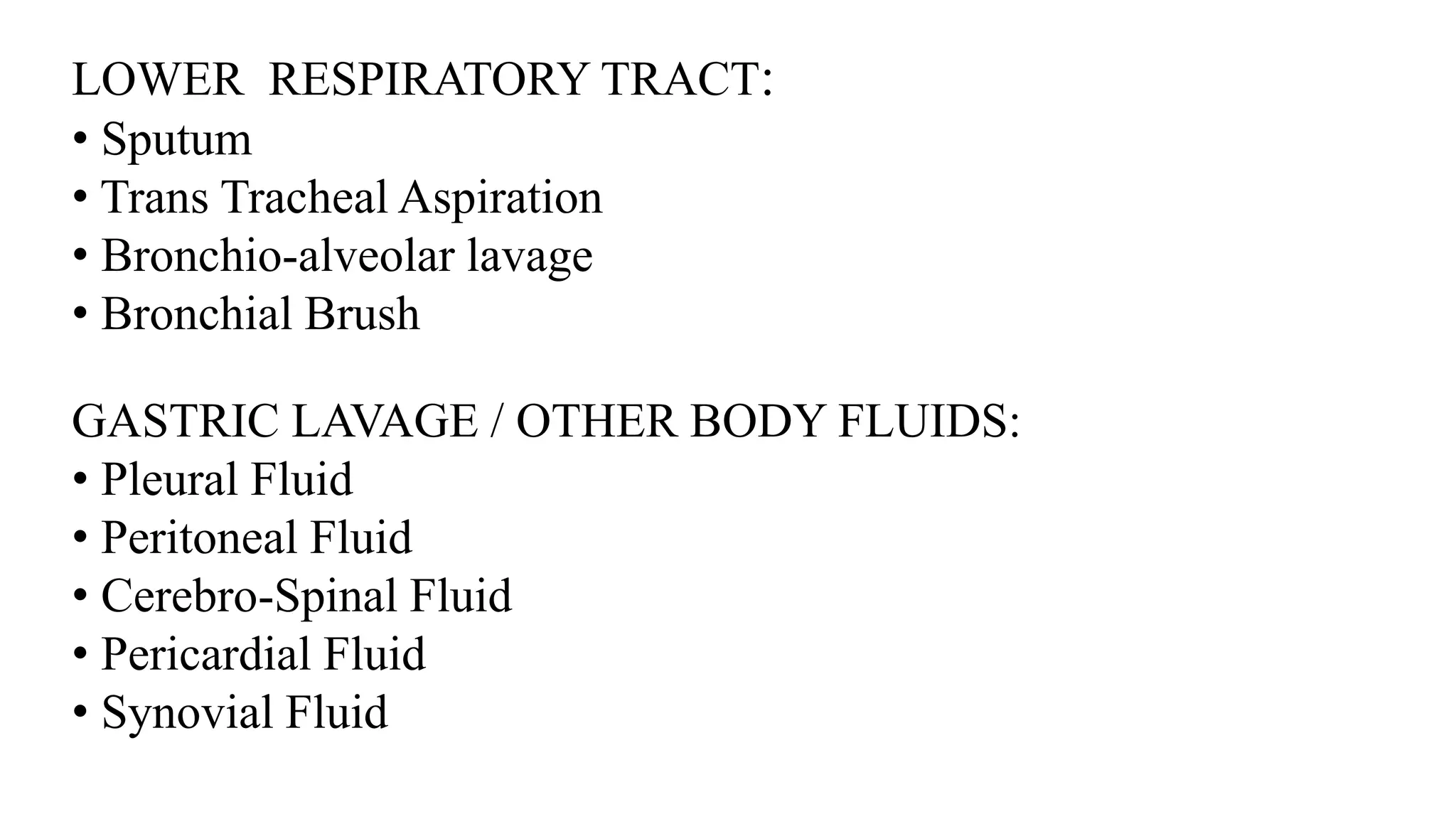 Collection and transport of clinical samples in laboratorries | PPT
