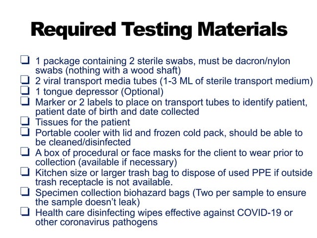 Collection, transport & storage of clinical specimens | PPTX